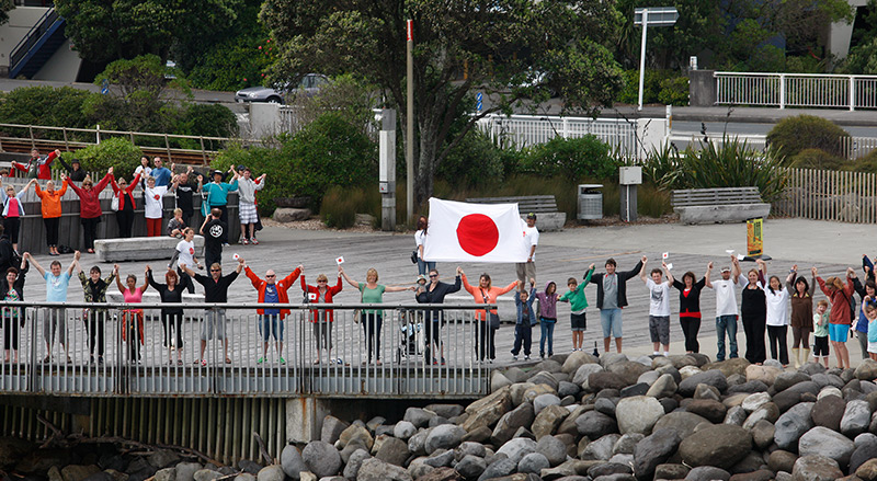 Wave of Humanity to Support Japan - Sushi Ninja